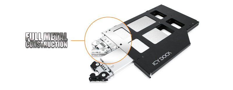 2 x M.2 NVMe SSD PCIe 4.0 Mobile Rack for 9.5mm Ultra Slim ODD Bay