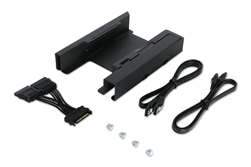 Dual 2.5" HDD & SSD Full Metal Mounting Bracket for Internal 3.5" Drive Bay