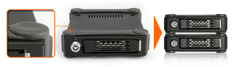 2.5” Rugged Full Metal SATA HDD & SSD USB 3.0 External Enclosure