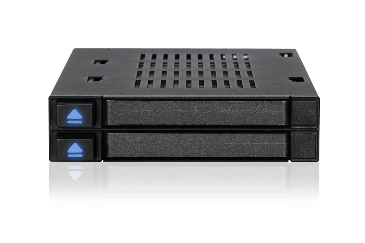 Dual 2.5” SSD Dock Trayless Hot-Swap SATA / SAS Mobile Rack for Ext 3.5 ...