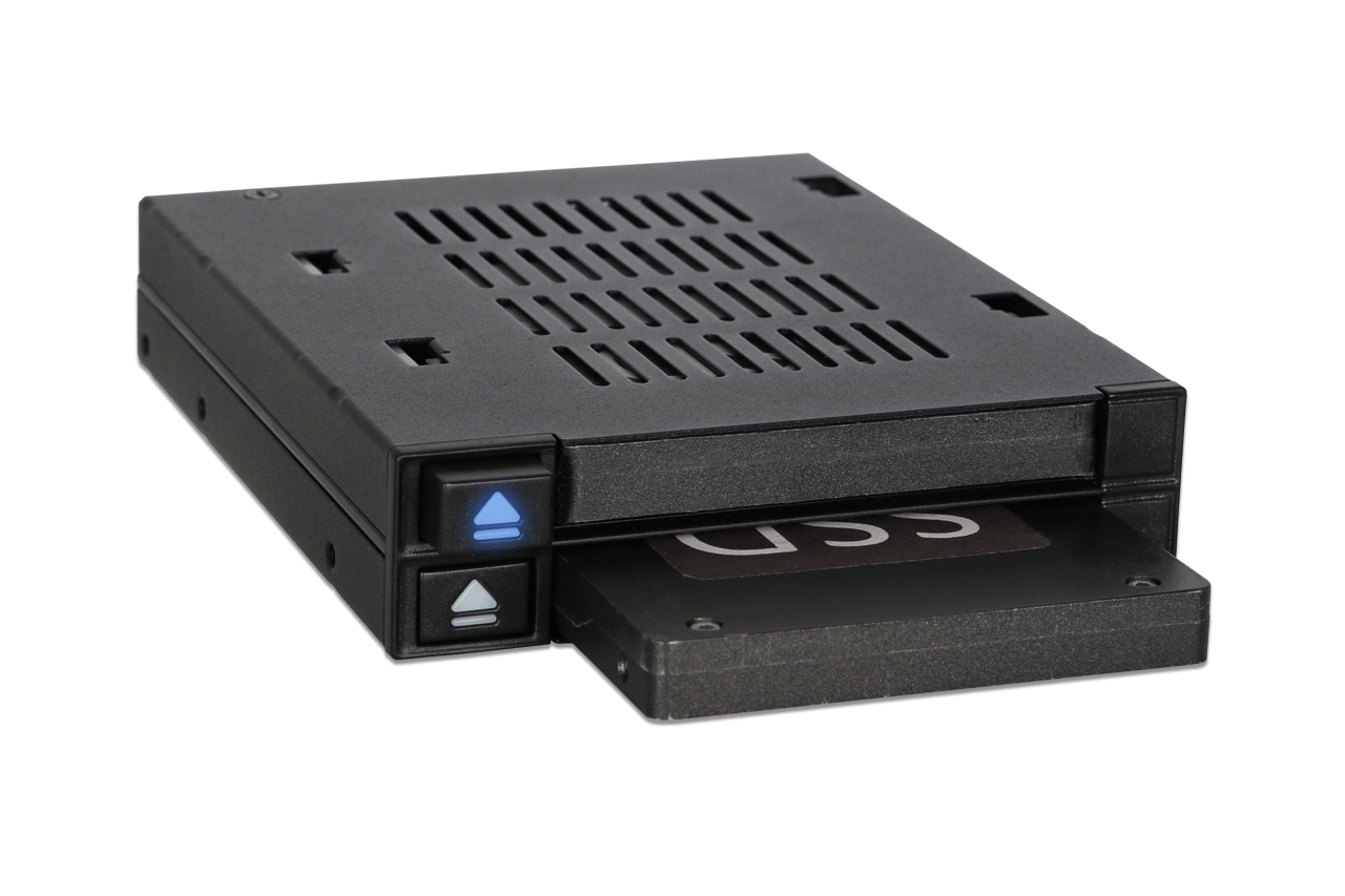 Dual 2.5” SSD Dock Trayless Hot-Swap SATA / SAS Mobile Rack for Ext 3.5 ...