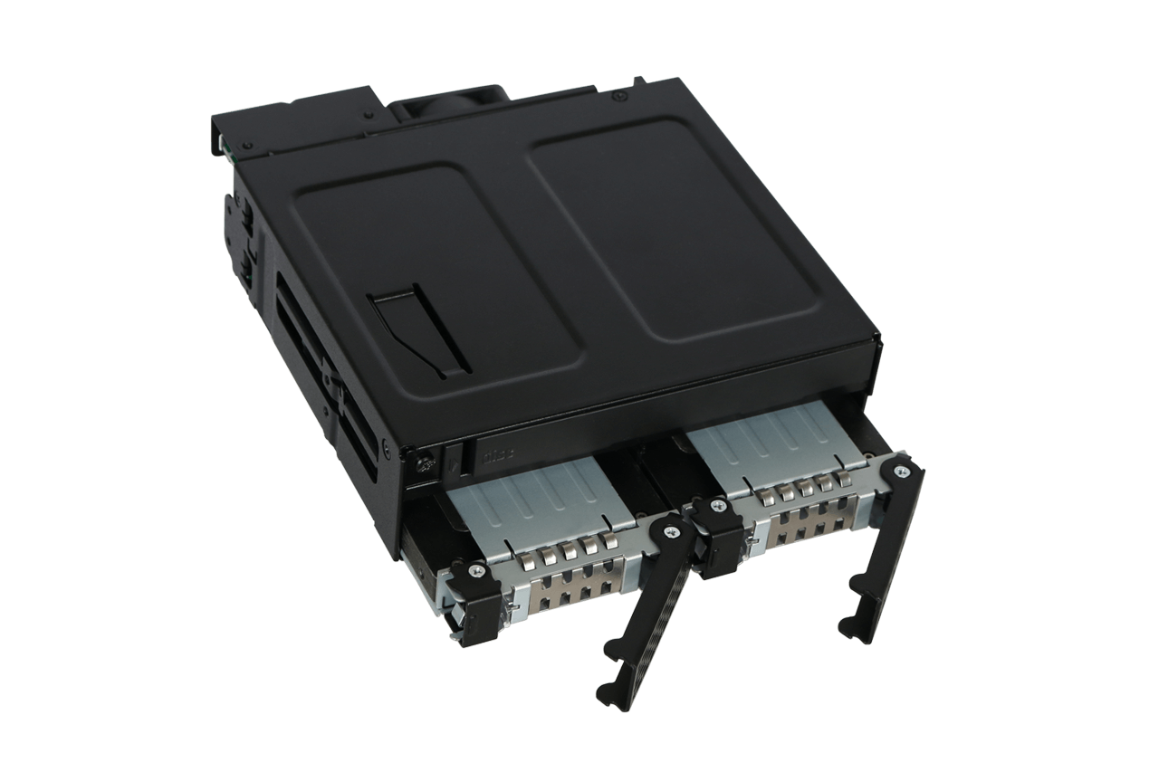 2 x 2.5" SAS/SATA SSD/HDD & (Ultra) Slim ODD Backplane Cage for ...