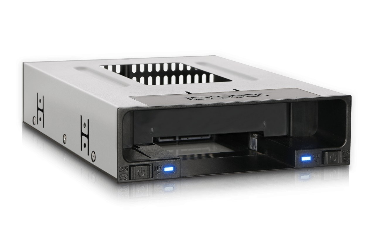 Tray-less 2.5" and 3.5" SATA SSD/HDD Docking Enclosure for External 5. ...