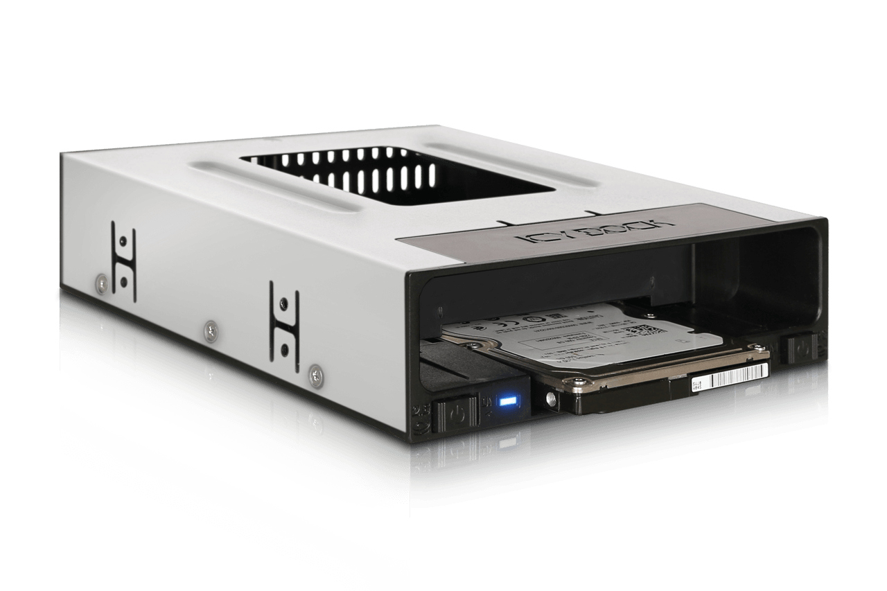 Tray-less 2.5" and 3.5" SATA SSD/HDD Docking Enclosure for External 5. ...