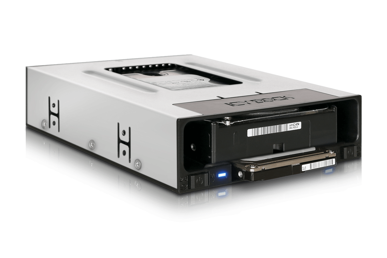 Tray-less 2.5" and 3.5" SATA SSD/HDD Docking Enclosure for External 5. ...