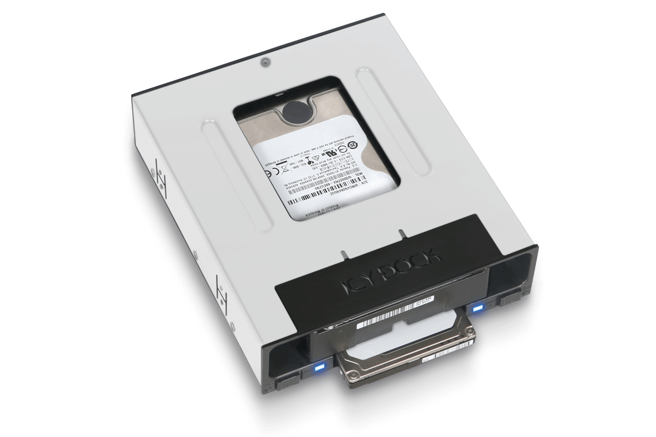 Tray-less 2.5" and 3.5" SATA SSD/HDD Docking Enclosure for External 5. ...