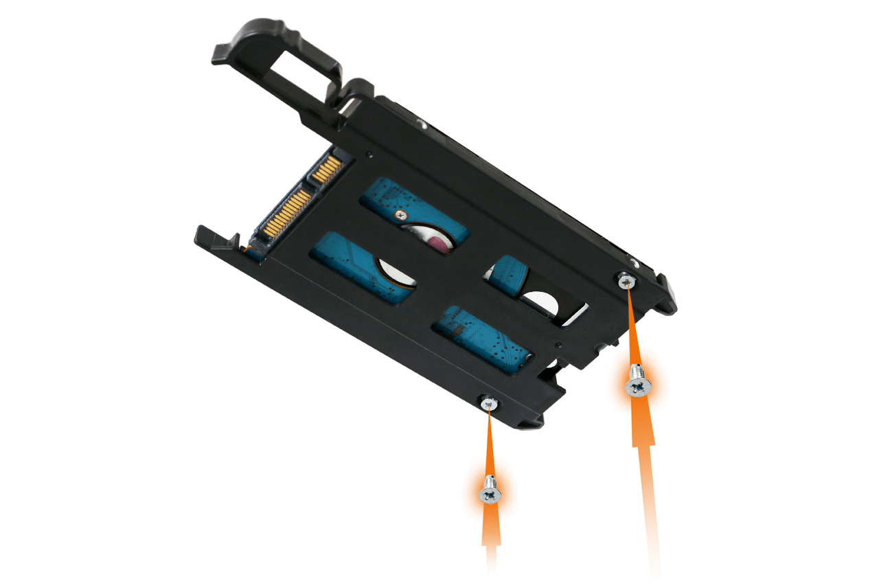 Tool-less 4x 2.5” SSD / HDD & Slim / Ultra-Slim ODD Mounting Bracket ...