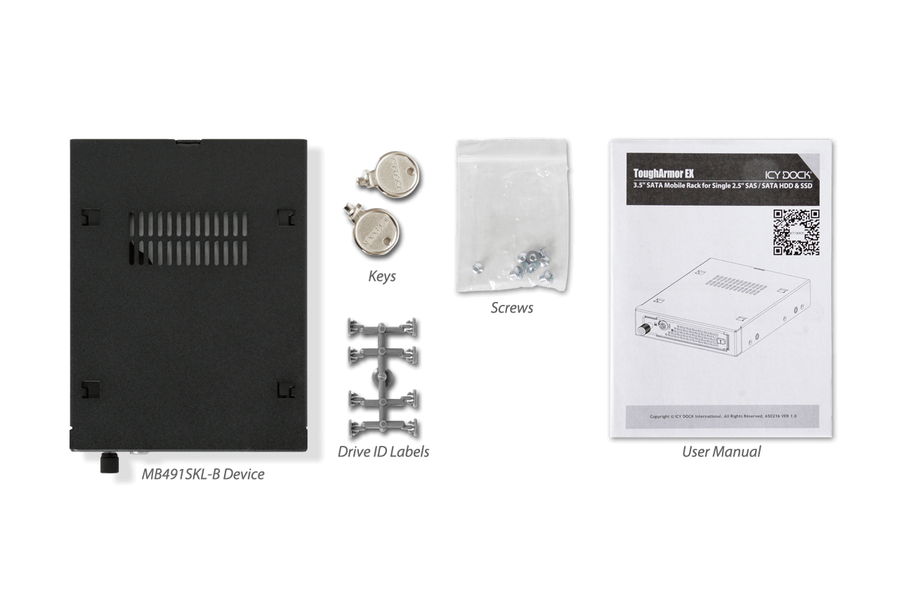 "Industrial Rugged Full Metal 2.5” SATA/SAS HDD & SSD Mobile Rack for ...
