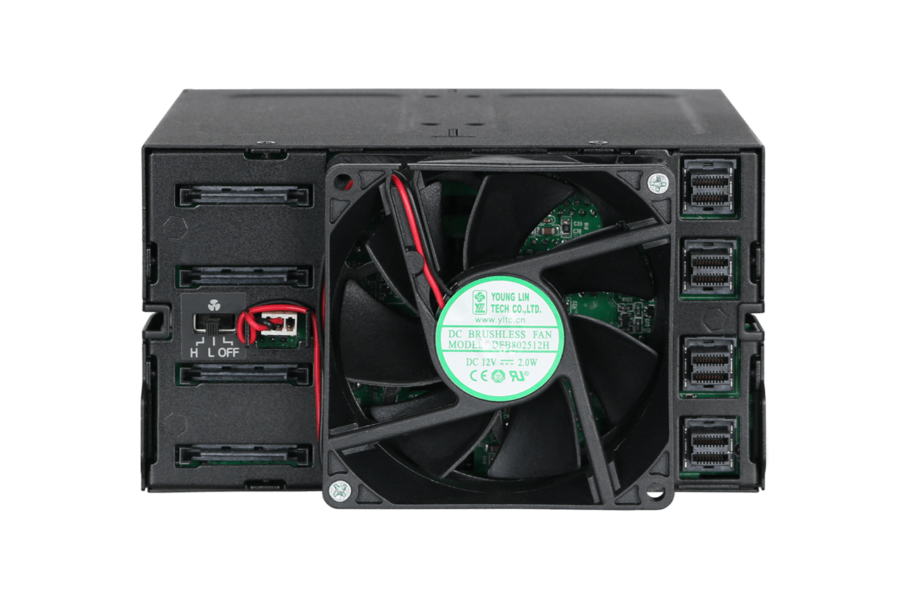 Rugged 16 x 2.5" SAS/SATA HDD/SSD Mobile Rack Enclosure for 2 x 5.25 ...