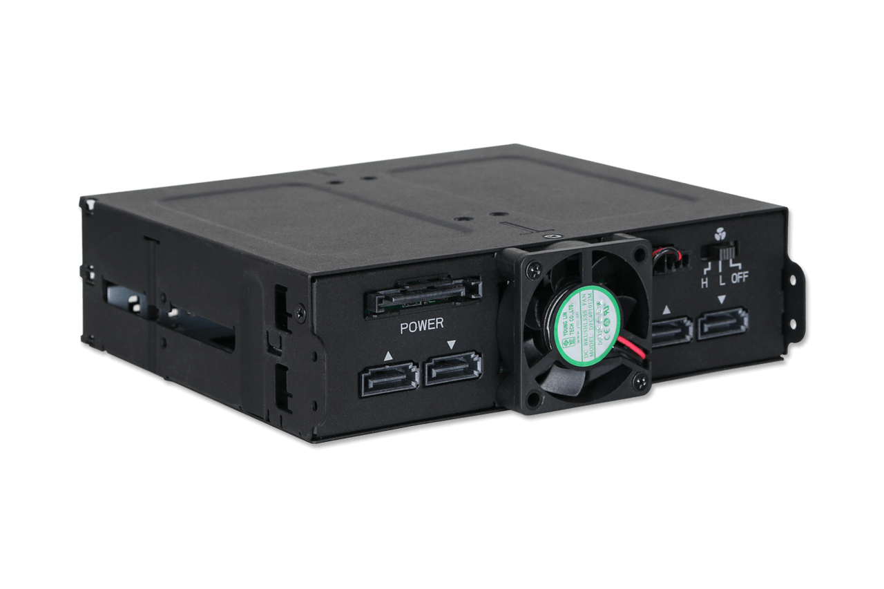 MB607SP-B_Rugged 4 x 2.5" SAS/SATA HDD/SSD Mobile Rack Enclosure for 5. ...