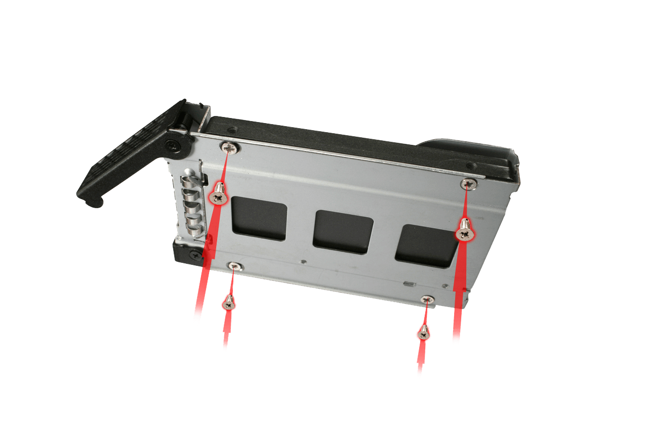 MB607SP-B_Rugged 4 x 2.5" SAS/SATA HDD/SSD Mobile Rack Enclosure for 5. ...