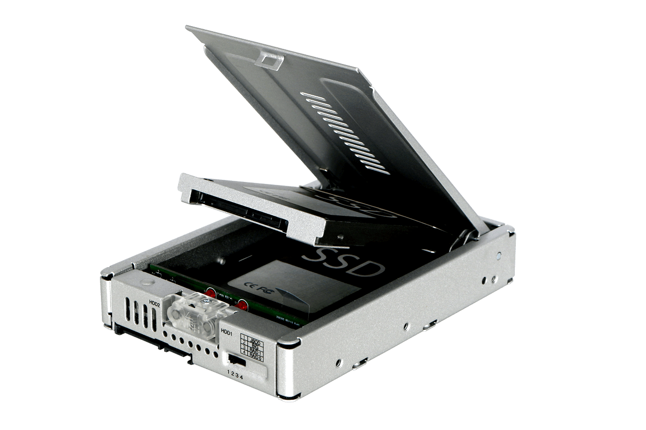 "Full Metal Dual 2.5"" SATA HDD / SSD to 3.5"" SATA HDD RAID Converter ...