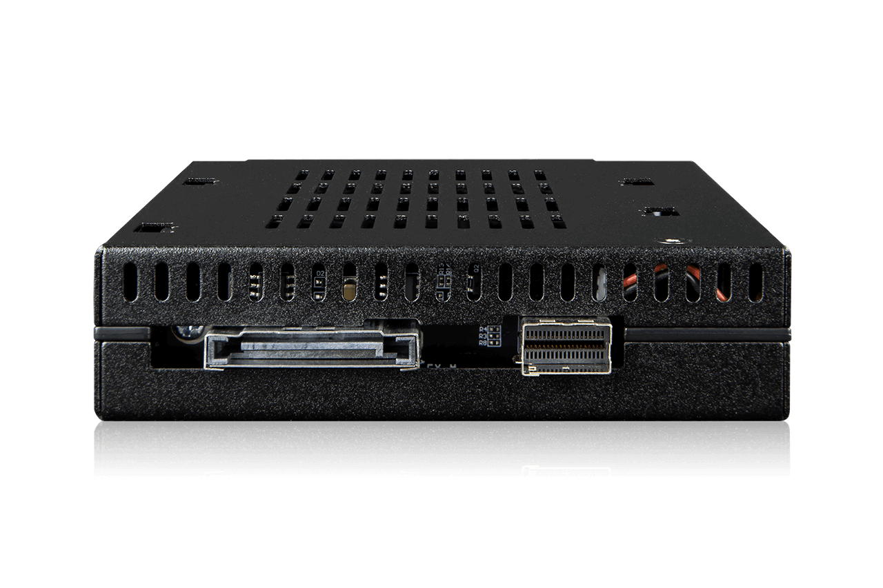 U.2 NVMe PCIe 4.0 SSD Tray-less Enclosure for 3.5" Drive Bay with ...