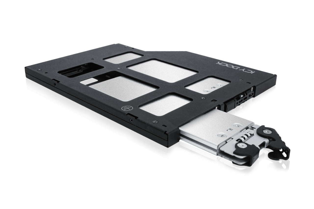 2 x M.2 NVMe SSD PCIe 4.0 Mobile Rack for 9.5mm Ultra Slim ODD Bay