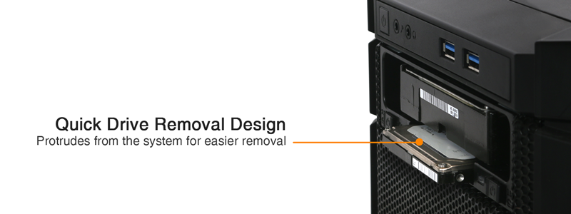 Tray-less 2.5" and 3.5" SATA SSD/HDD Docking Enclosure for External 5. ...